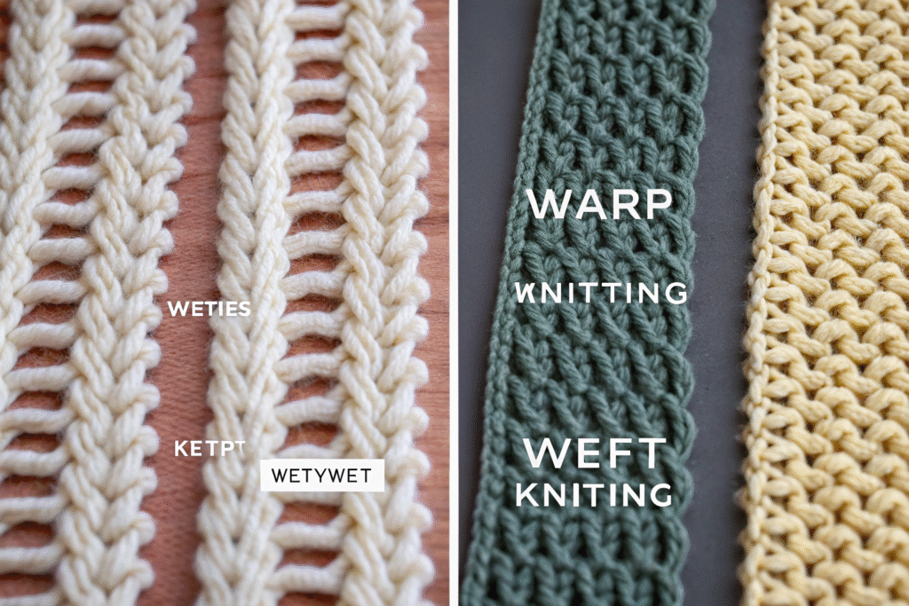 What is warp knit vs weft knit in textiles? – Fumao Fabric